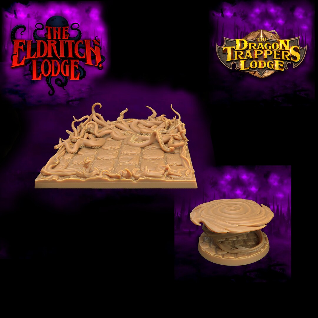 Floating Disc and Tentacle Base | Dragon Trappers Lodge | the Eldritch ...