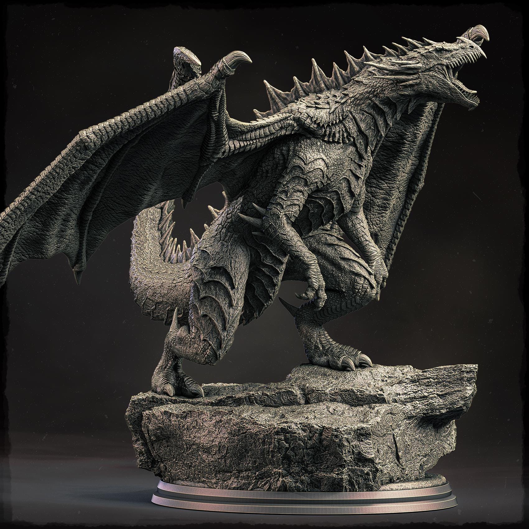 Iberian Ridge Dragon | Evox Arts | Dragons of the World Pt 6 | RESIN ...