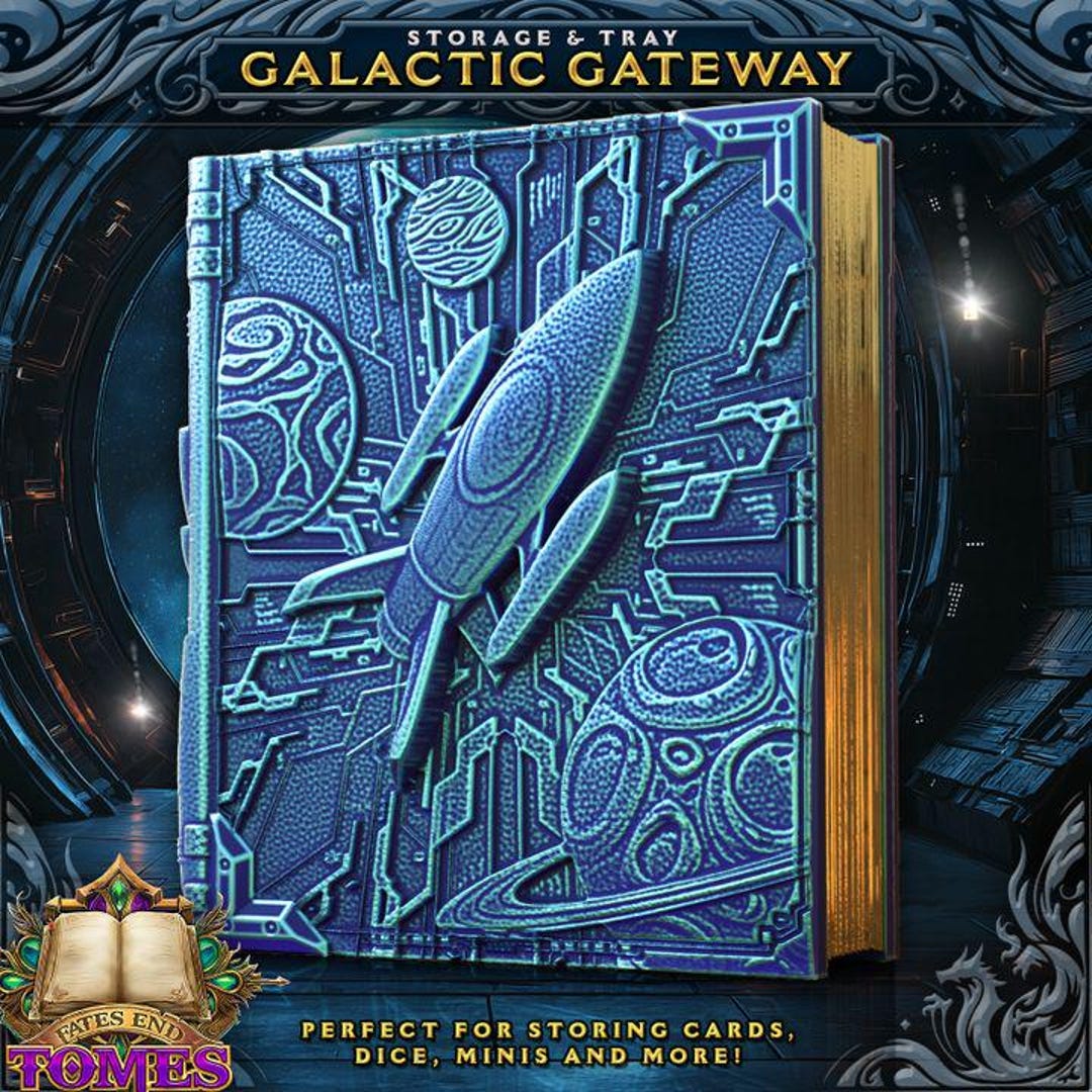 Galactic Gateway Tome - Perfect for Cards, Dice, Minis | Fates End ...