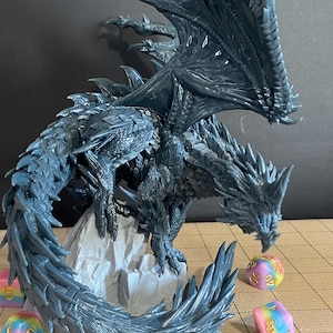 Adult Blue Dragon | Mini Monster Mayhem | Blue Dragon Badland | RESIN ...