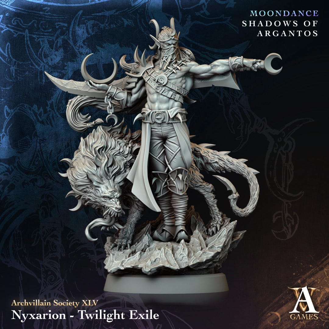 Nyxarion - Twilight Exile | Archvillain Game | Moondance - Shadows of ...