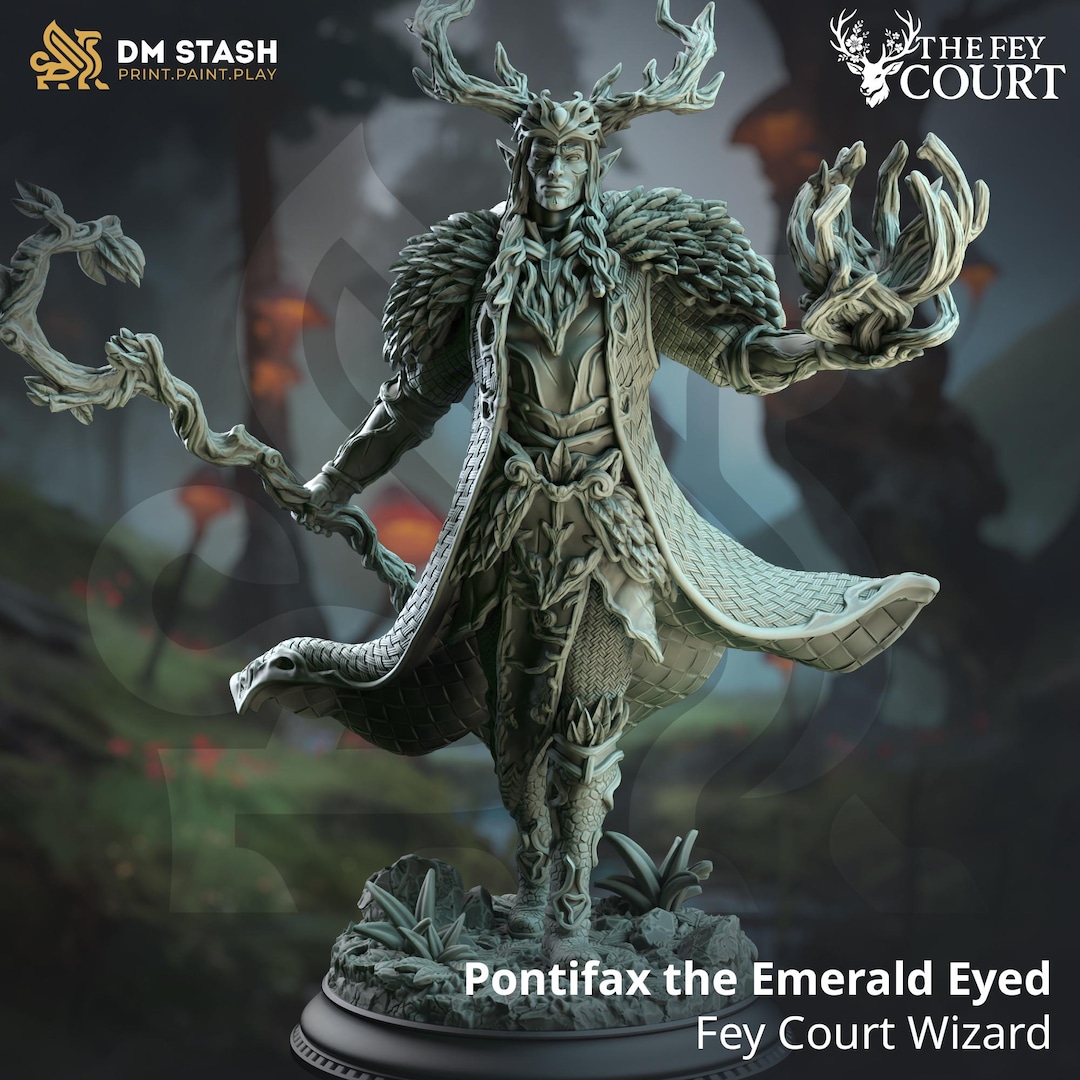 Pontifax the Emerald Eyed - Fey Court Wizard | DM Stash | the Fey Court ...