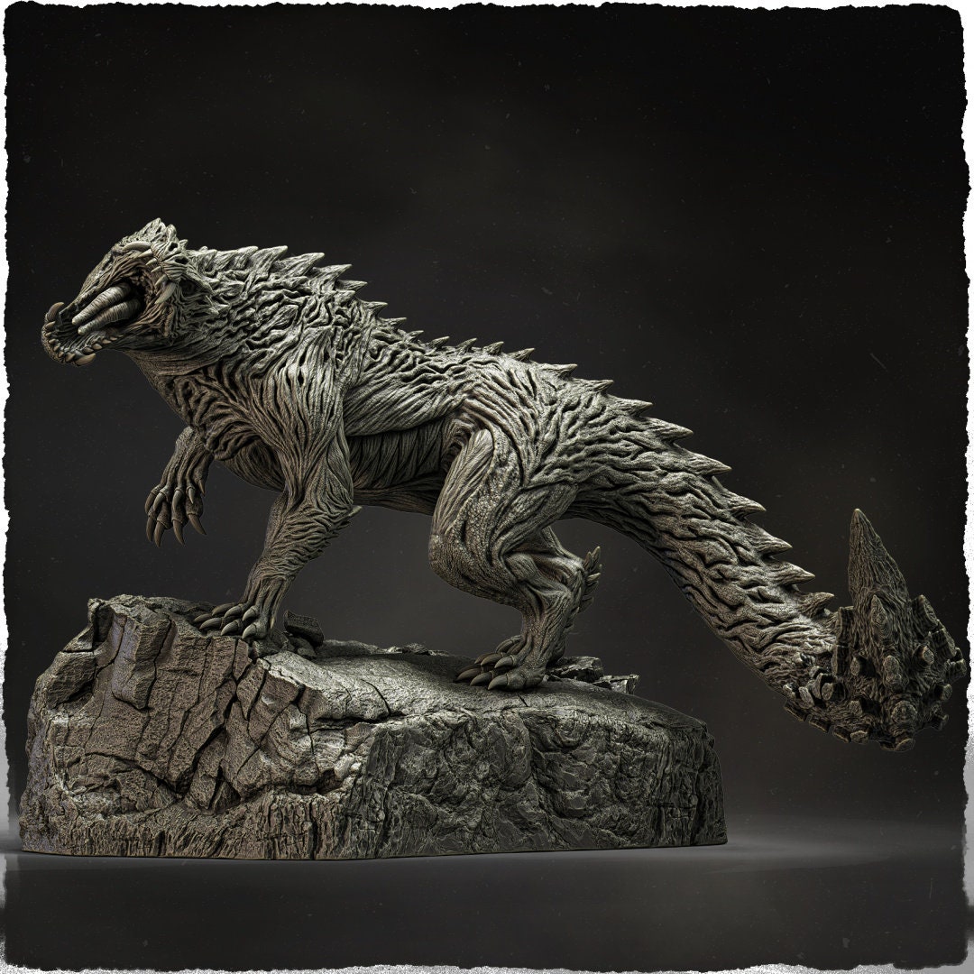 Vorthrax, the Obsidian Fang | Evox Arts | Hunter's Guild | RESIN ...