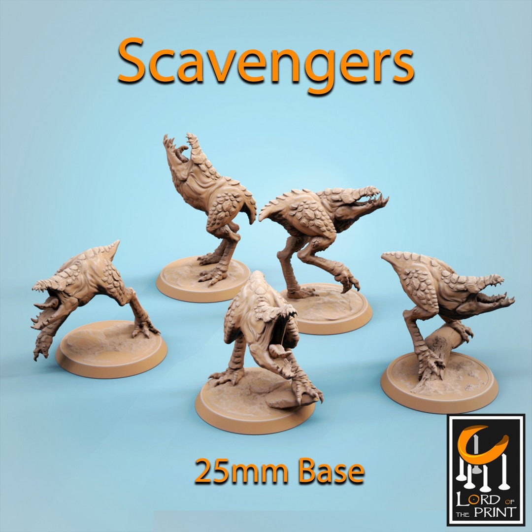 Scavengers Lord of the Print Highest Peaks & Lowest Cavern RESIN ...