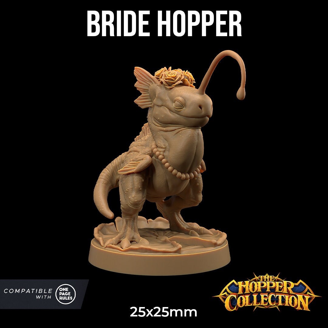 Bride Hopper | Dragon Trappers Lodge | Glow Hopper | RESIN | Fantasy ...