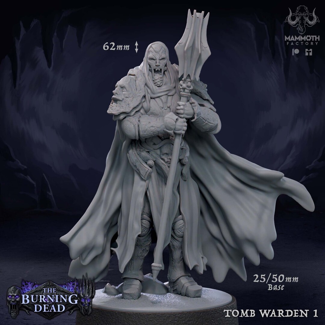 Tomb Warden | Mammoth Factory | the Burning Dead | RESIN | Fantasy ...