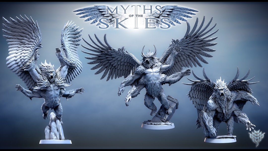 Winged Girallon | Mini Monster Mayhem | Myths of the Sky | RESIN ...