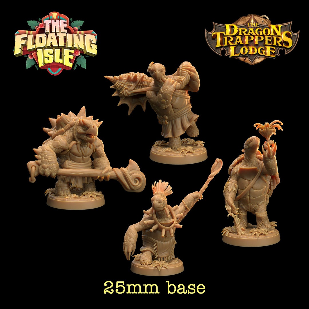 Turtle People | Dragon Trappers Lodge | the Floating Isle | RESIN ...