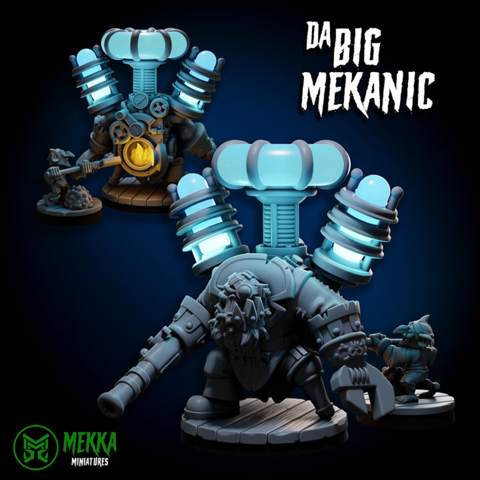 Big Mekanics | Mekka Miniatures | Mech | Resin | Fantasy | Sci Fi | Dnd ...