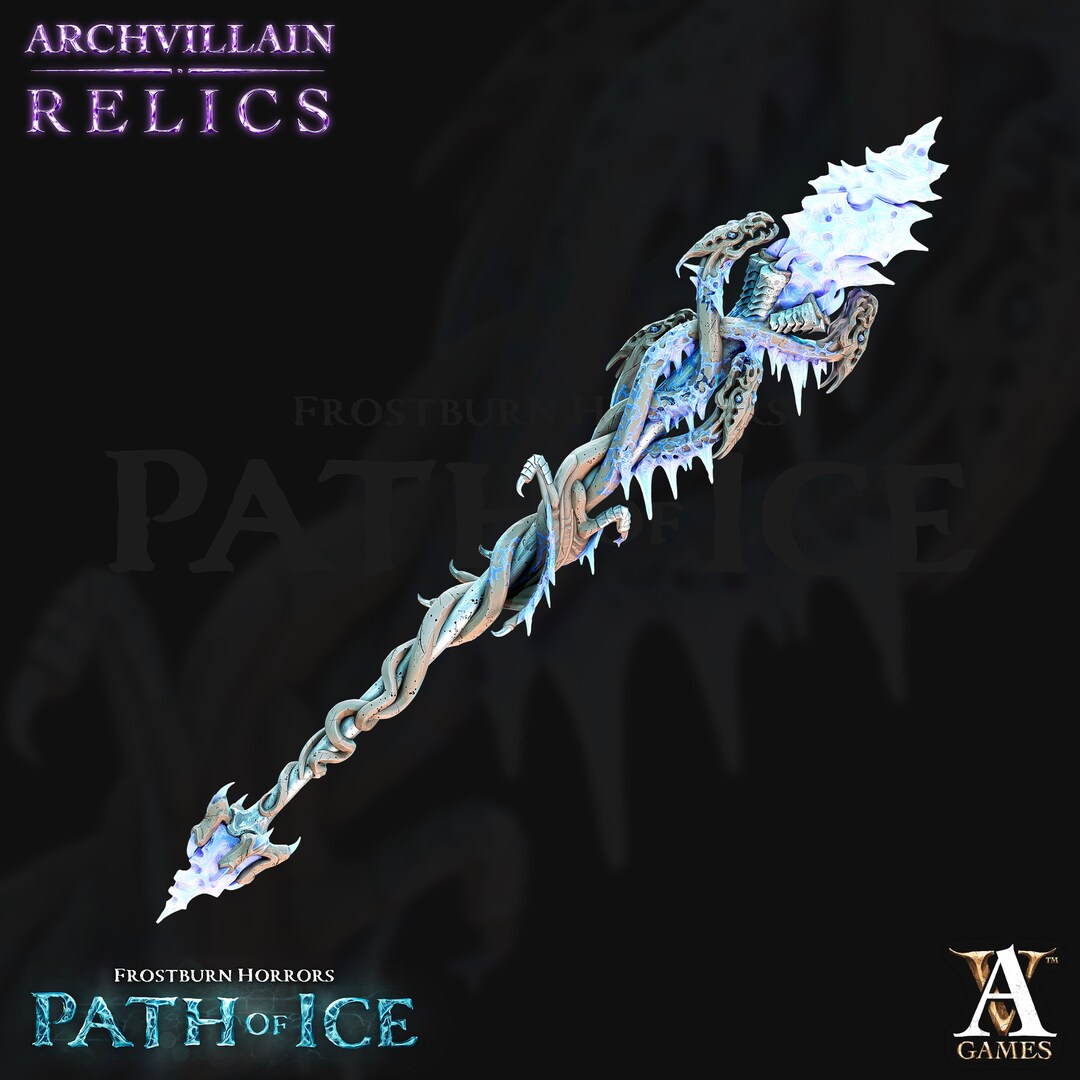Ice Wand | Archvillain Games | Frostburn Horrors Path of Ice | RESIN ...