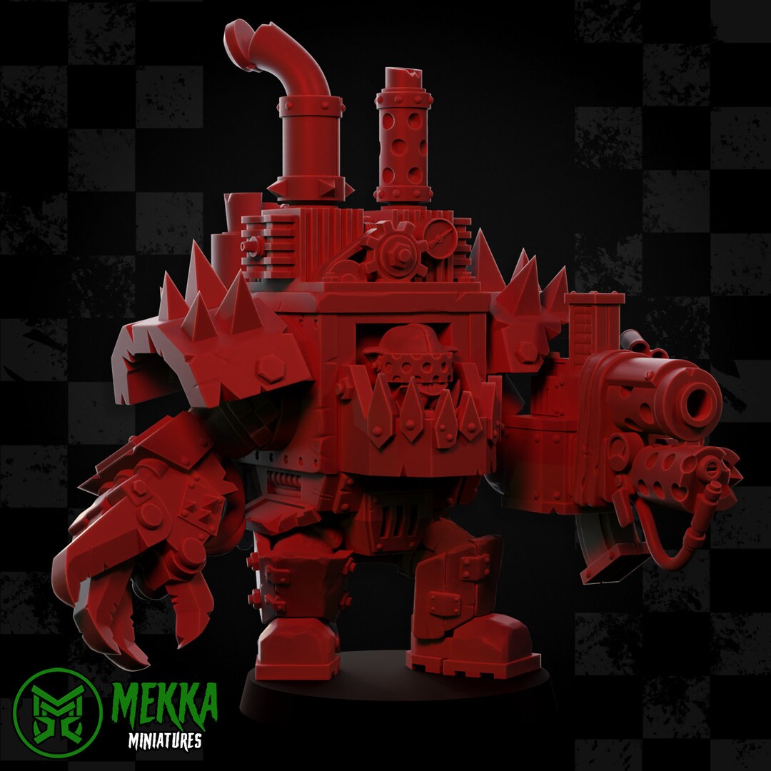 Armoured Orcs | Mekka Miniatures | Mech | Resin | Fantasy | Sci Fi ...
