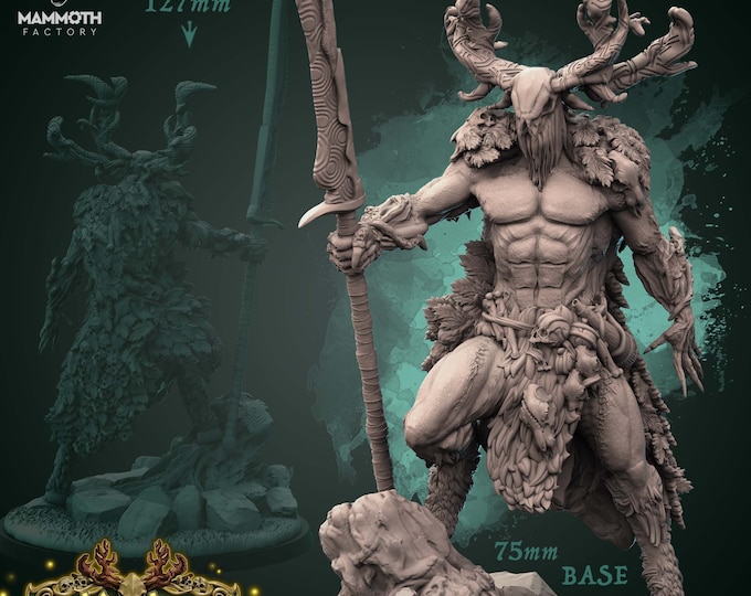 Lord of the Hunt Mammoth Factory the Wild Hunt RESIN Fantasy Dnd RPG ...