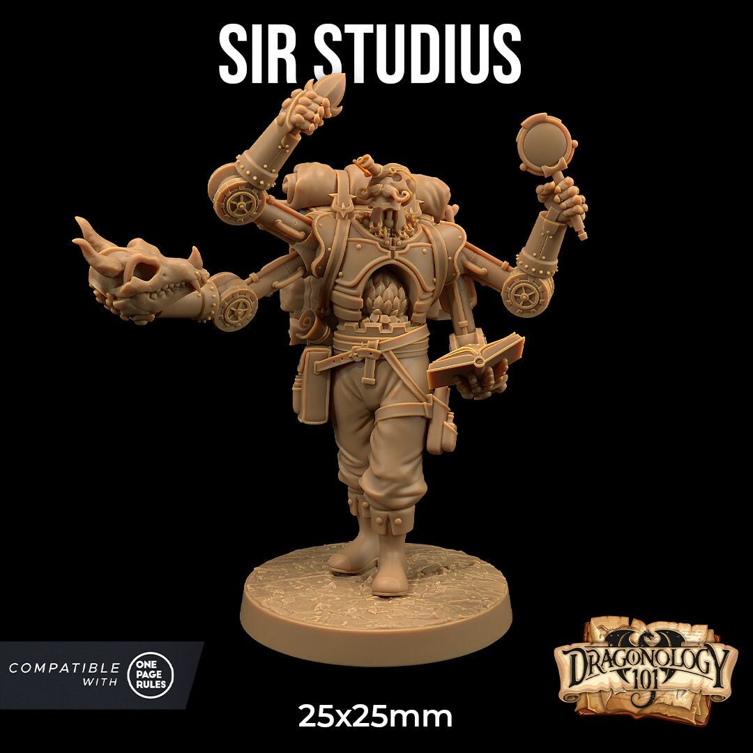 Sir Studius | Dragon Trappers Lodge | Dragons 101 | RESIN | Fantasy ...