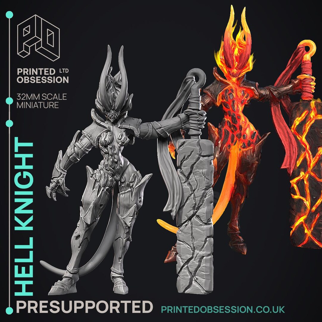Hell Knight | Printed Obsession | the New Flesh | Resin | Fantasy ...