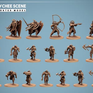 Sentinels of Aetherium Sword Spear | Rescale Miniature | Bastion of ...