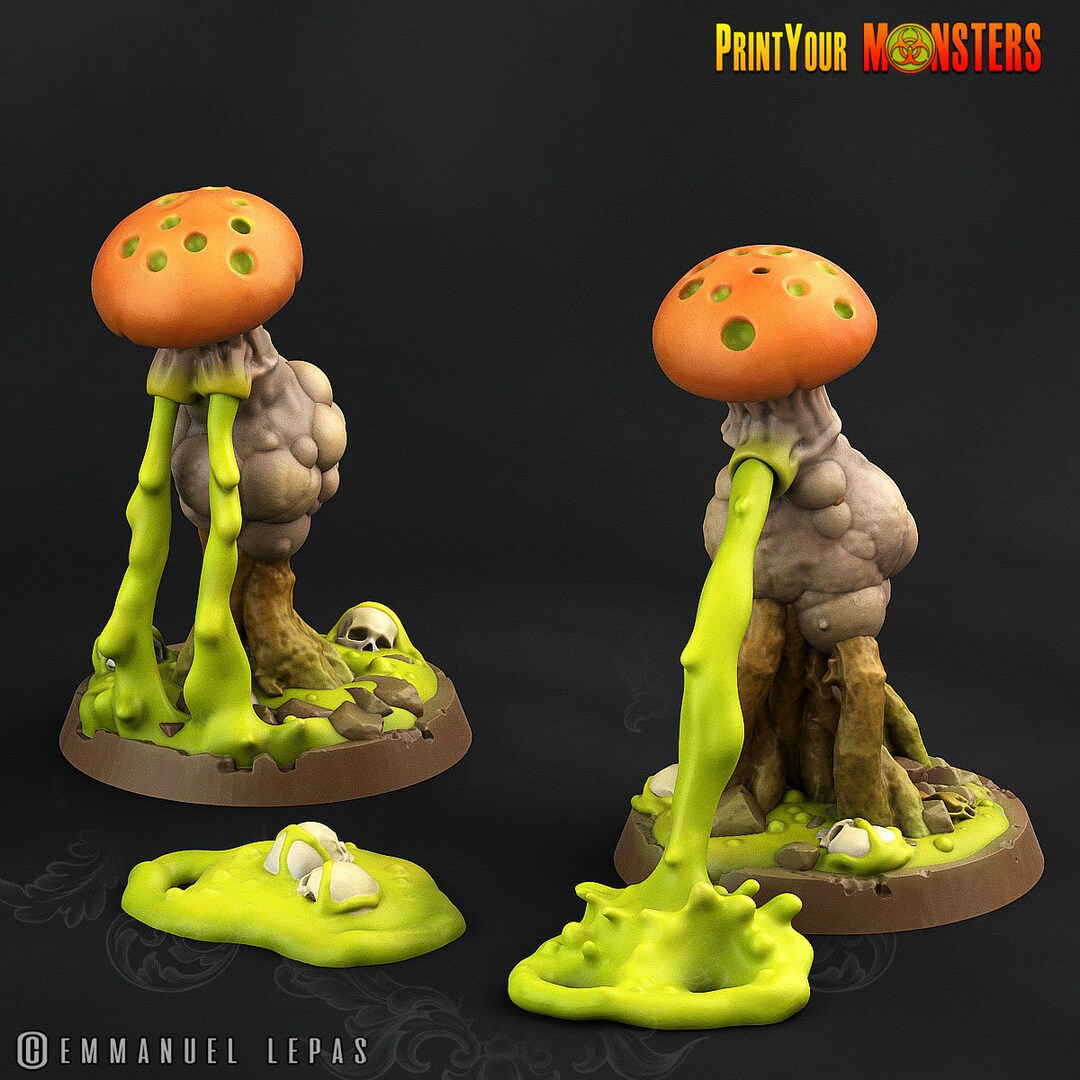 Toxic Mushrooms | Print Your Monster | the Lost Mushrooms | Resin ...