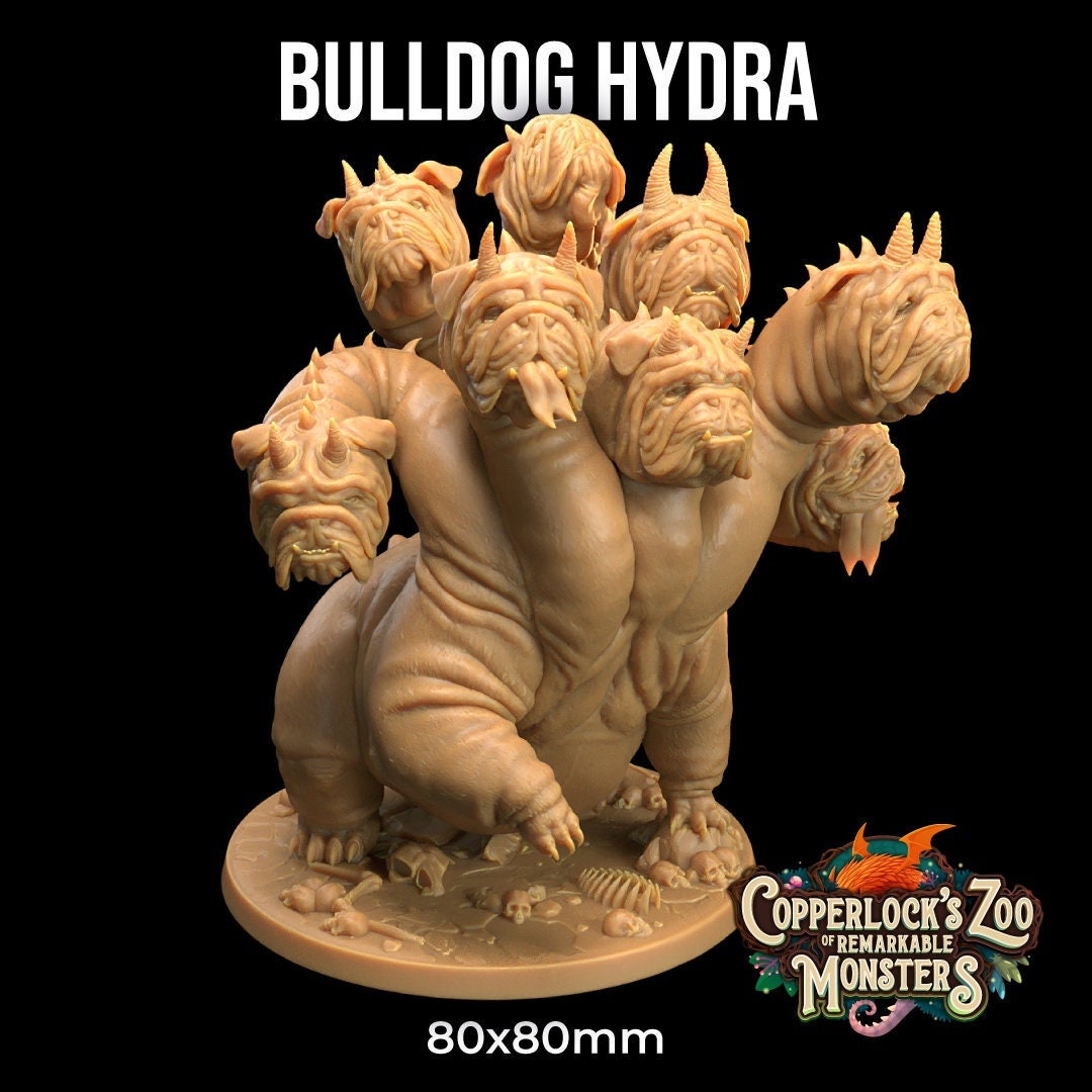 Bulldog Hydra | Dragon Trappers Lodge | Copperlock's Zoo | RESIN ...