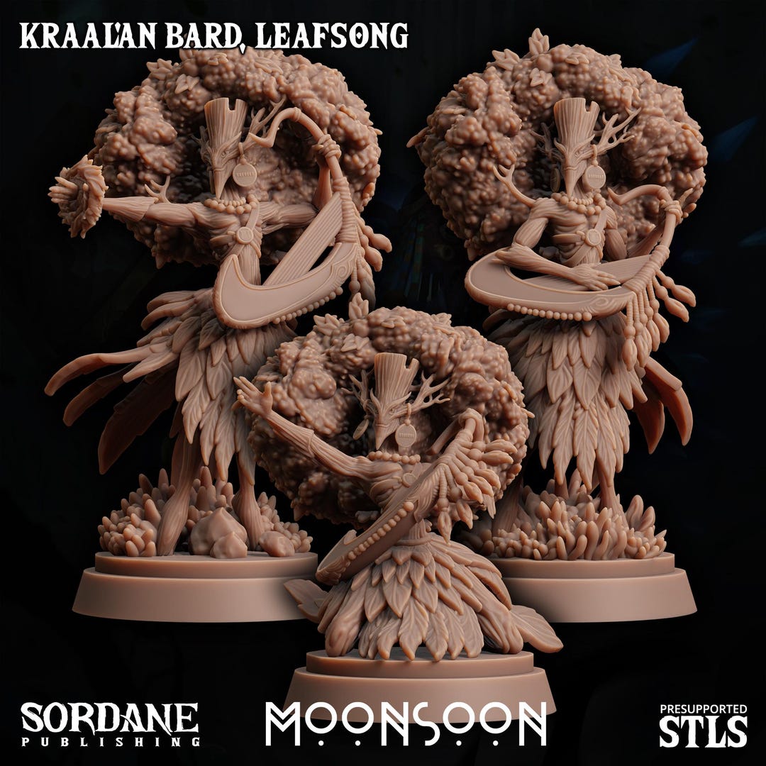 Kraal'an Bard, Leafsong | Sordane Publishing | Moonsoon | Fantasy | Dnd ...