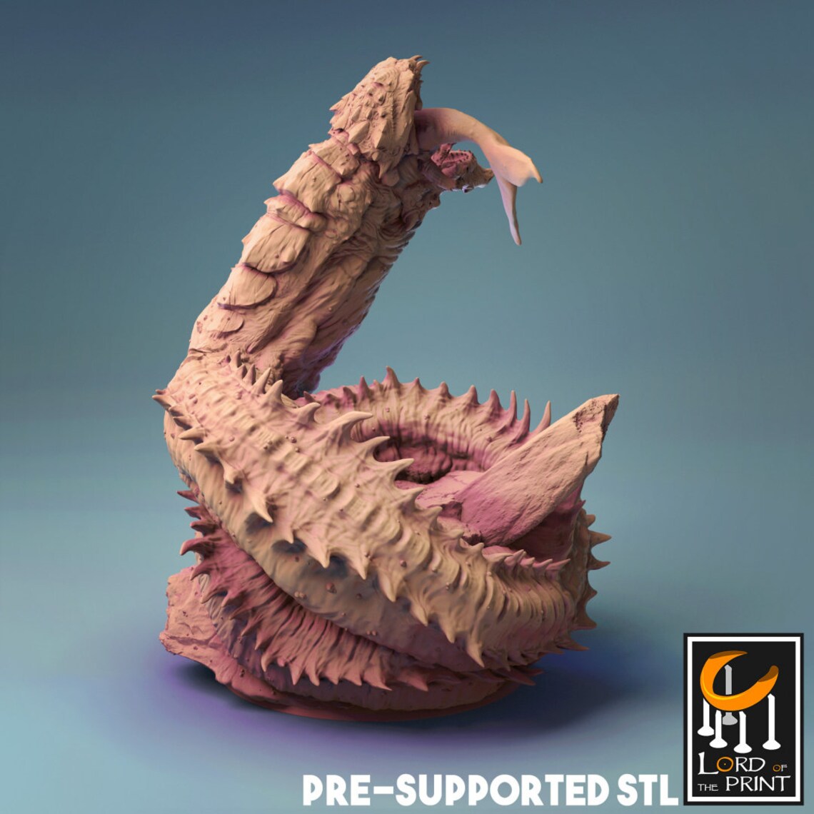 Jormungandr | Rescale Miniature | RESIN | Fantasy | Dnd | RPG Tabletop ...