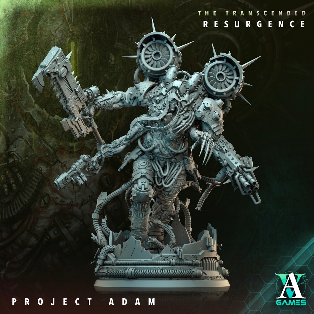 Project Adam Archvillain Games the Transcended Resurgence RESIN Horror ...