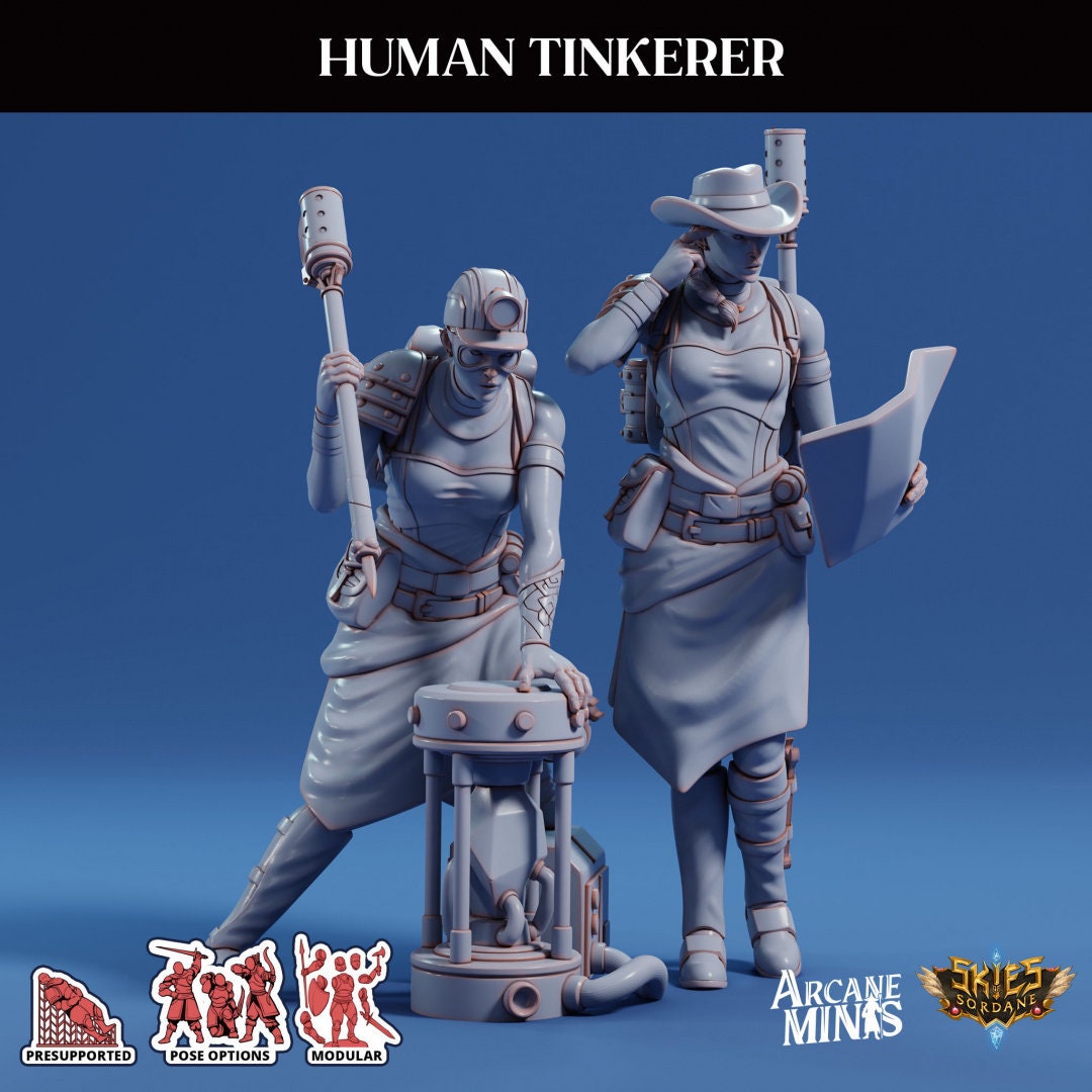 Female Human Tinker | Sordane Publishing | Swindler's Luck II | Resin ...