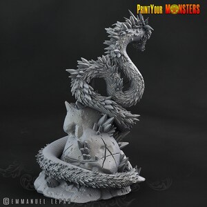 Glacialfang the Behemoth Serpent Print Your Monster Frost Shard Goblins ...