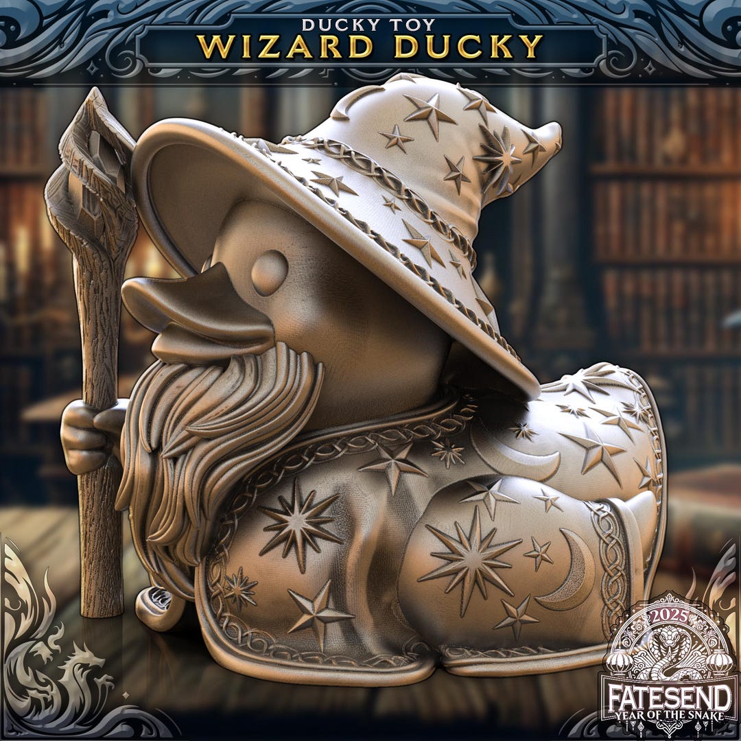 Wizard Ducky | Fates End | 3D Print | Fantasy| Dnd | RPG | Roleplay ...