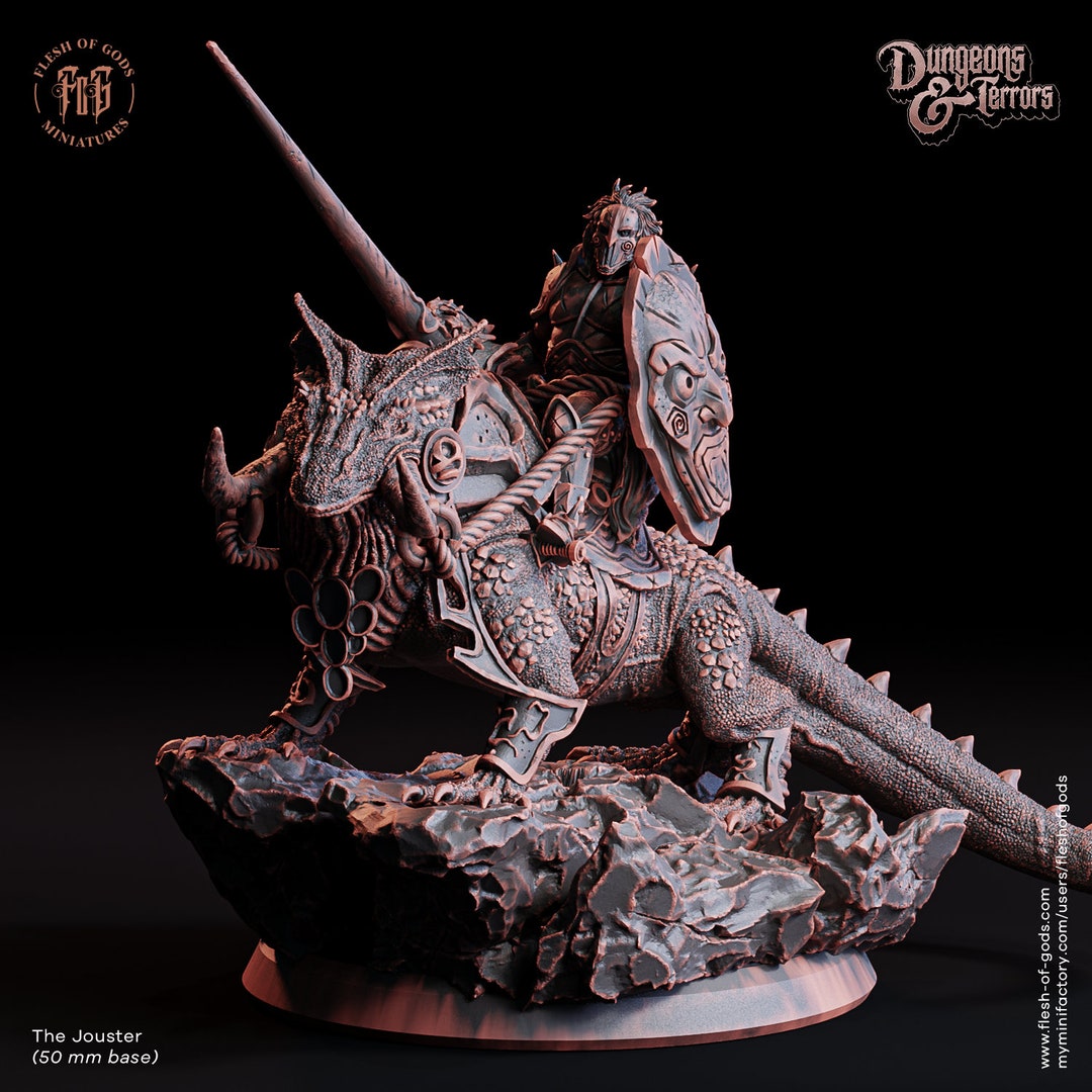 The Jouster | Flesh of Gods | Dungeons & Terrors | RESIN | Fantasy ...