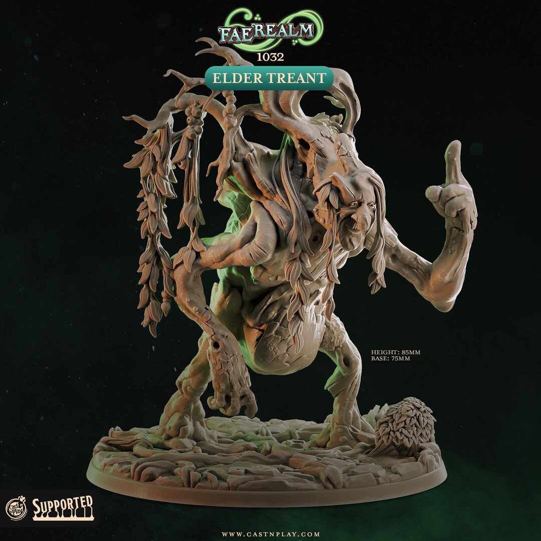 Elder Treant | Cast N Play | Fae Realm | Npcs | RESIN | Fantasy ...