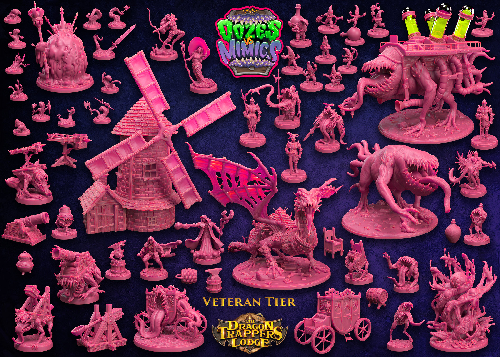 Ooze Monster Dragon Trappers Lodge Halloween Weird World - Etsy