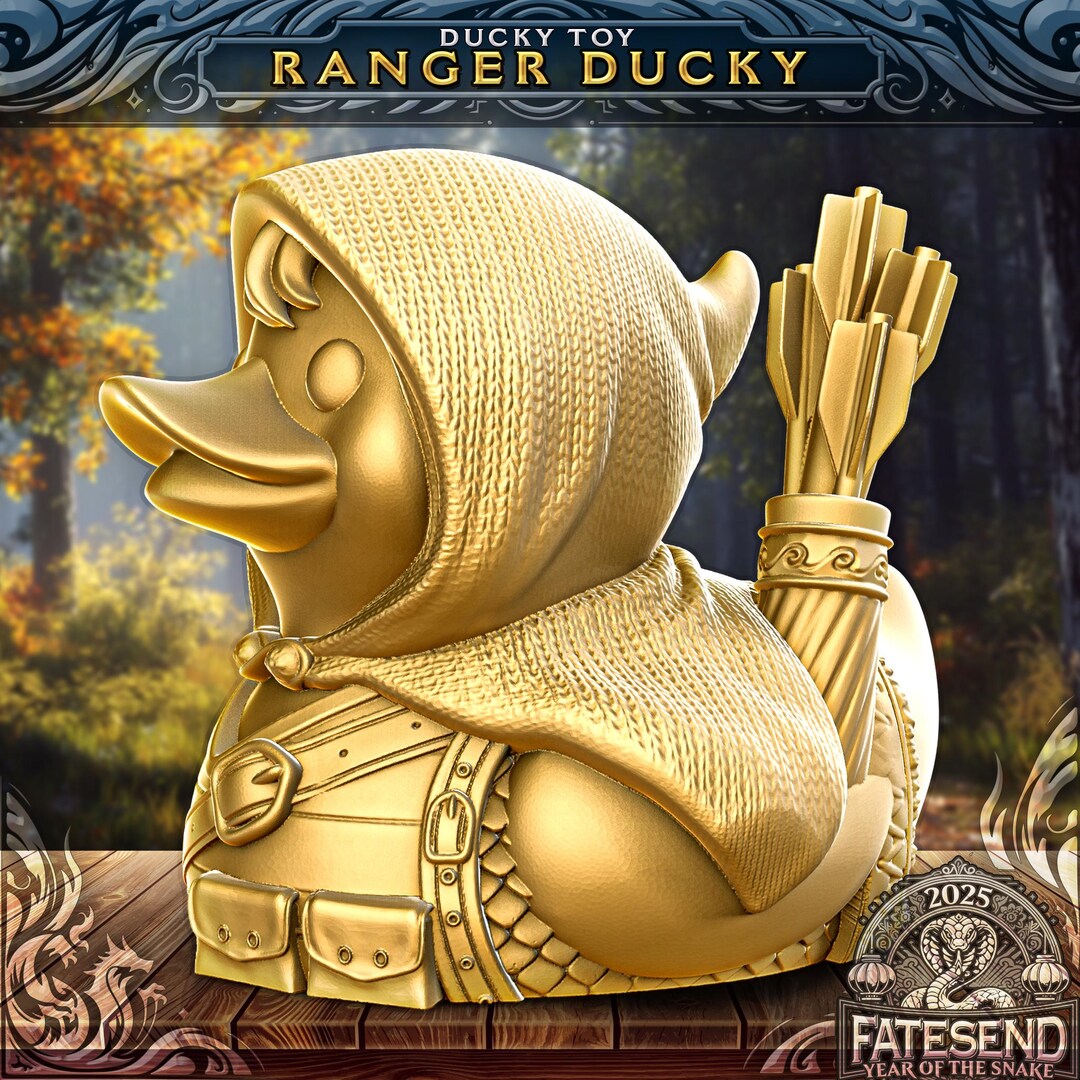 Ranger Ducky | Fates End | 3D Print | Fantasy| Dnd | RPG Rubber Duck - Etsy