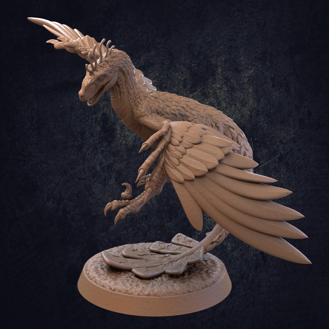 Feathered Raptors Dragon Trappers Lodge Savannah RESIN - Etsy