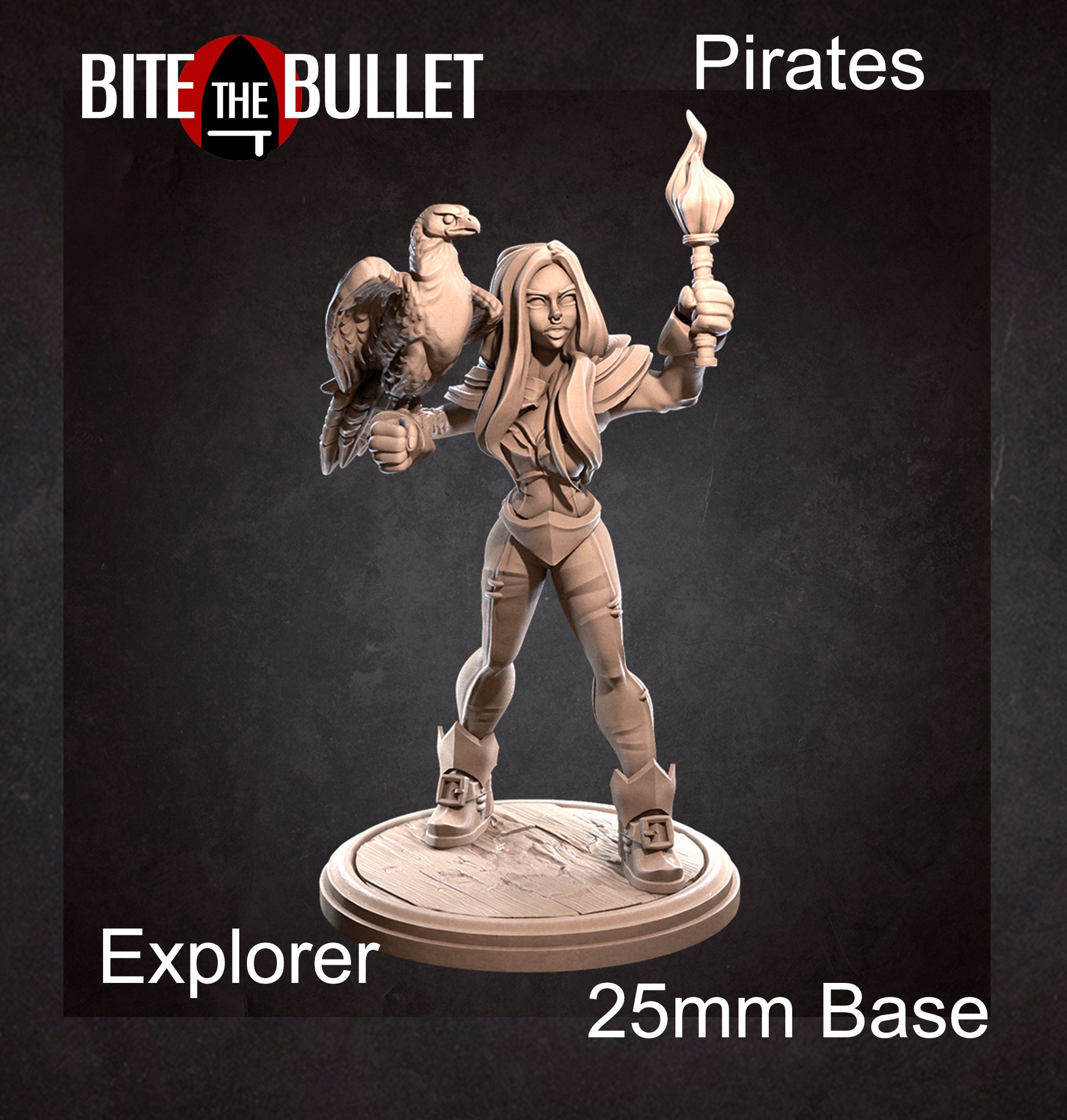 Pirates Bite the Bullet Pirates RESIN Fantasy Dnd - Etsy