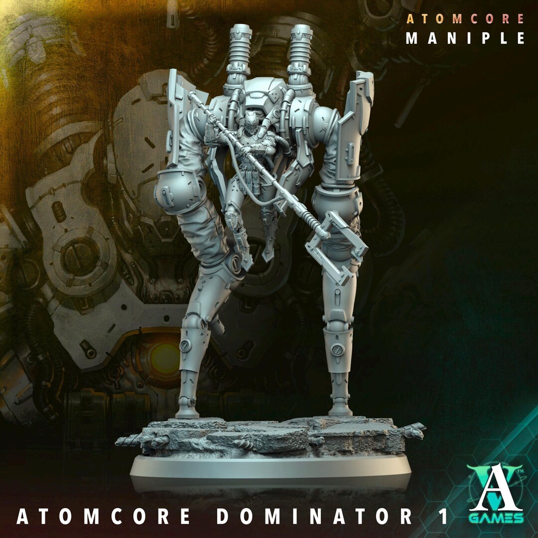Atomcore Dominator | Archvillain Games | Atomcore Maniple | Fantasy ...