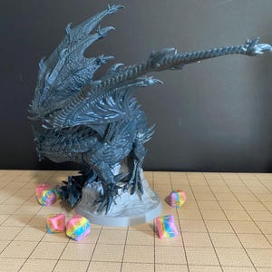 Adult Blue Dragon | Mini Monster Mayhem | Blue Dragon Badland | RESIN ...