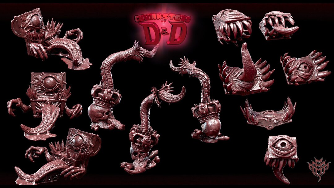 Mimics | Mini Monster Mayhem | Chunksters of D&D | RESIN | Fantasy ...