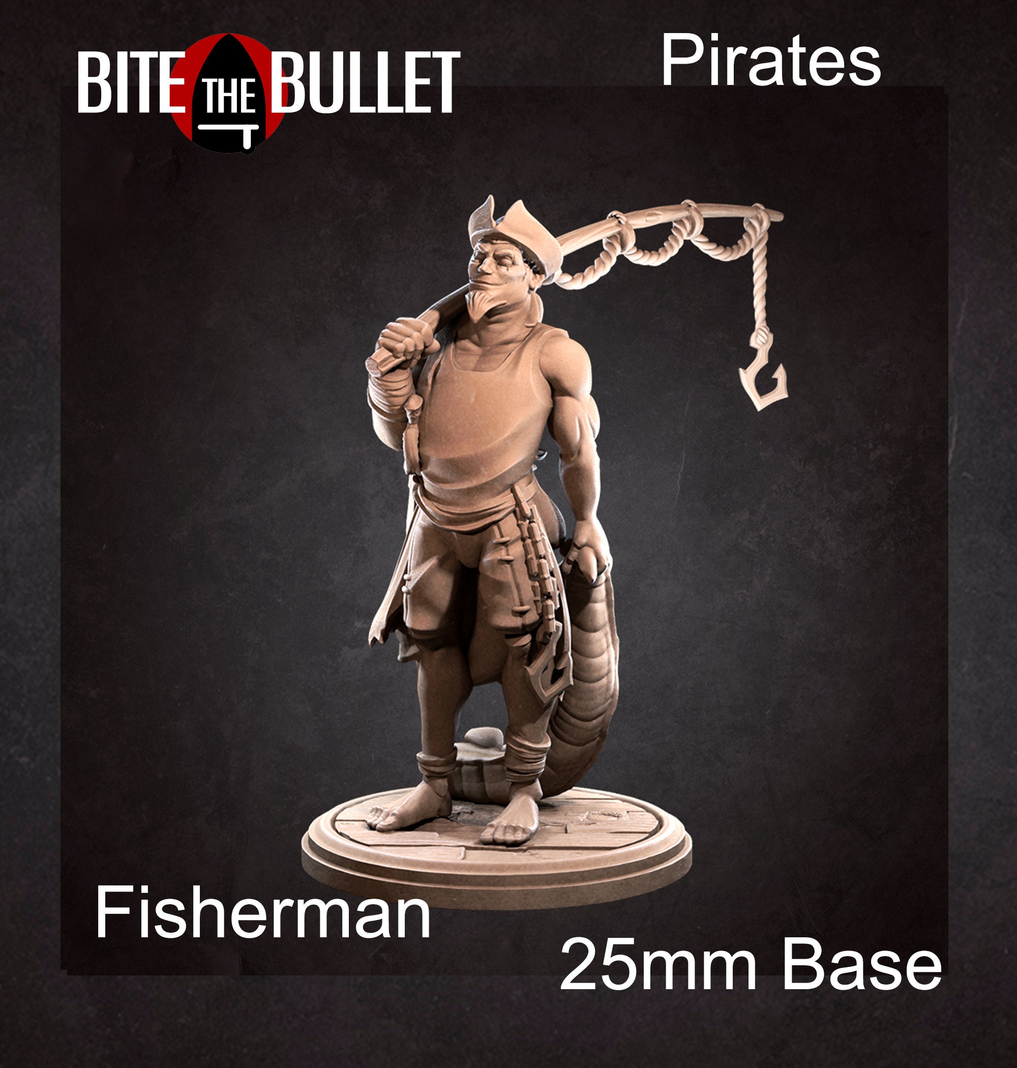 Pirates Bite the Bullet Pirates RESIN Fantasy Dnd - Etsy