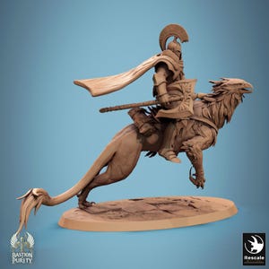Gryph Rider Chase | Rescale Miniature | Bastion of Purity | 3D Printed ...