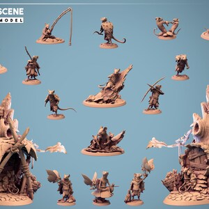 Mouse Bow | Rescale Miniature | Tale of Archduke Mousin Part 2 | RESIN ...