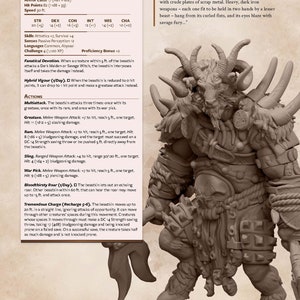 Beastkin Greathorn | Mammoth Factory | Mark of the Beast | RESIN ...