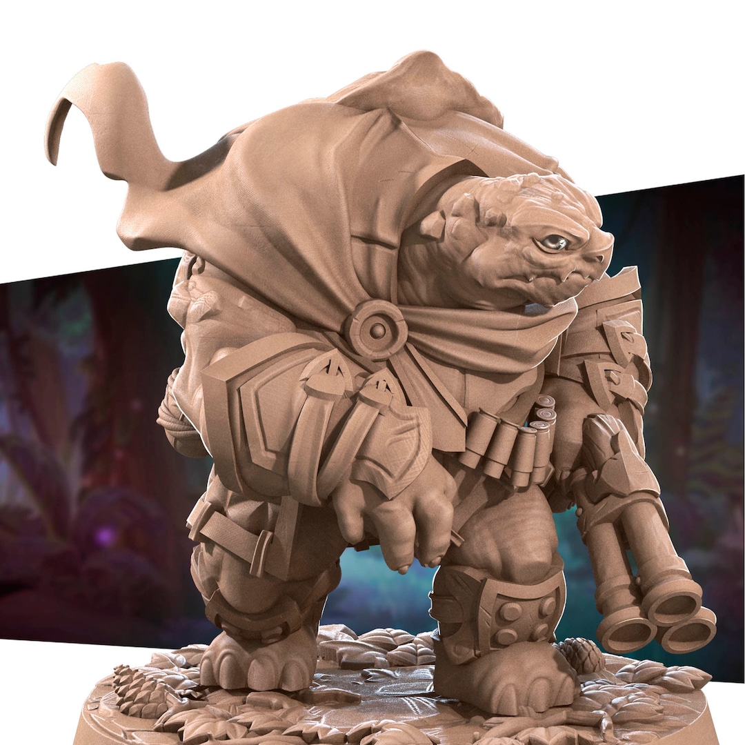 Tortle Hunter | Bite the Bullet | Tortles | RESIN | Fantasy | Dnd | RPG ...