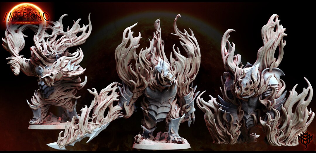 Fire Golem | Mini Monster Mayhem | Inferno All Shall Burn | RESIN ...