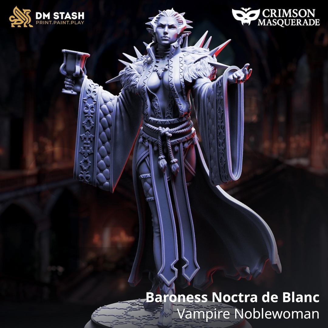 Baroness Noctra De Blanc - Vampire Noblewoman | DM Stash | Crimson ...
