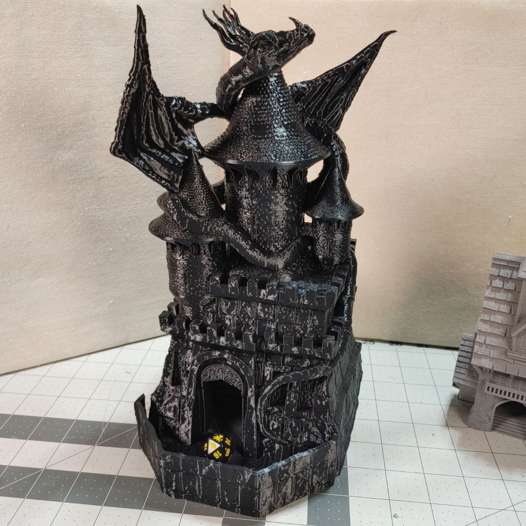 Game Master Dice Tower | Fates End | 3D Printed PLA | Fantasy | Dnd ...
