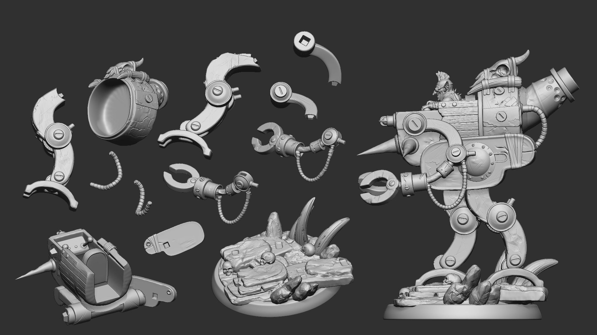 Goblin Mechanic White Werewolf Tavern 3D Resin Print - Etsy