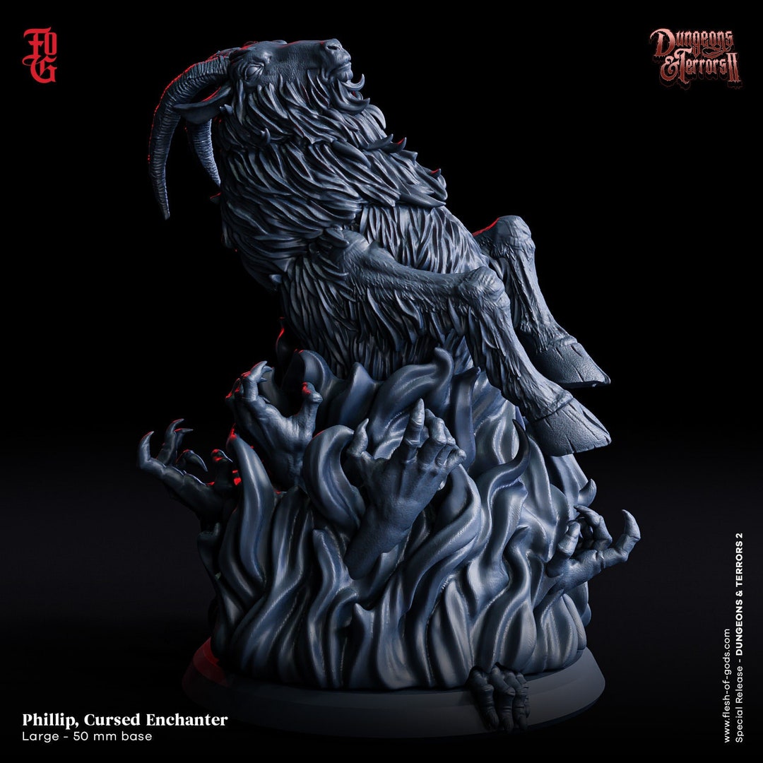 Phillip, Cursed Enchanter | Flesh of Gods | Dungeons & Terrors | RESIN ...