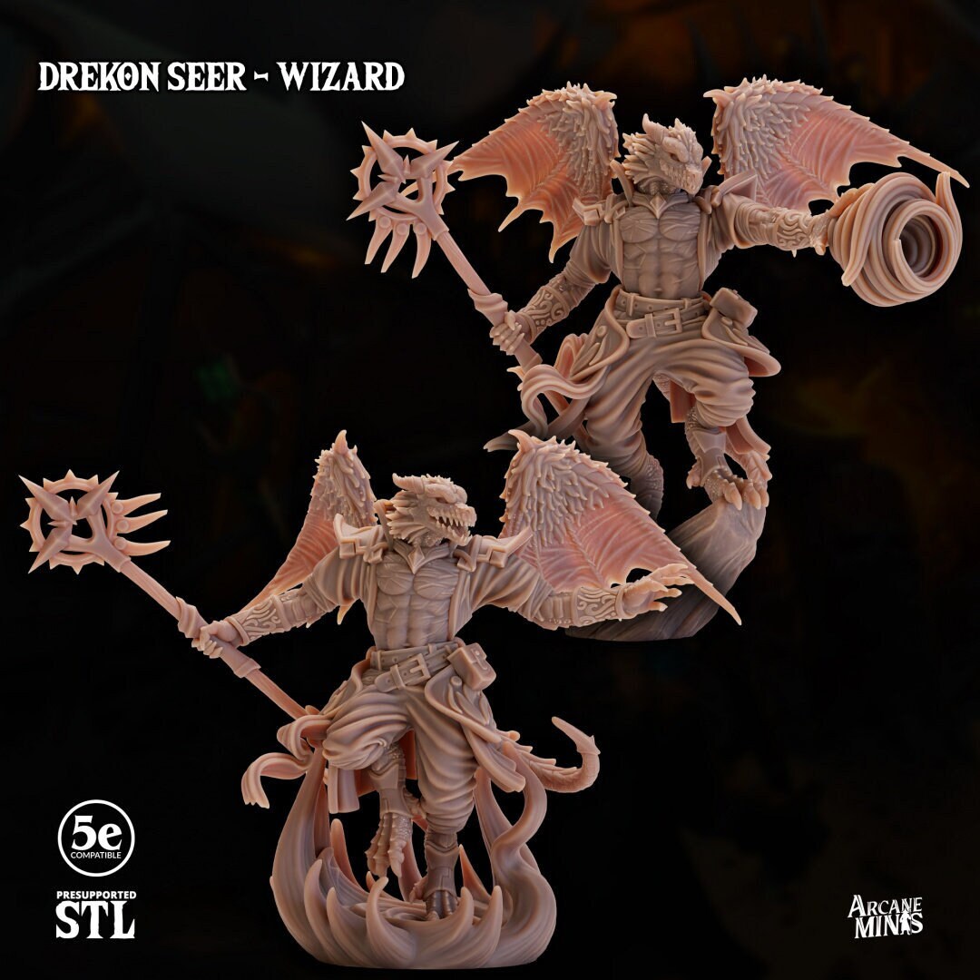 Drekon Seeker Wizard | Sordane Publishing | the Toymaker's Terror ...