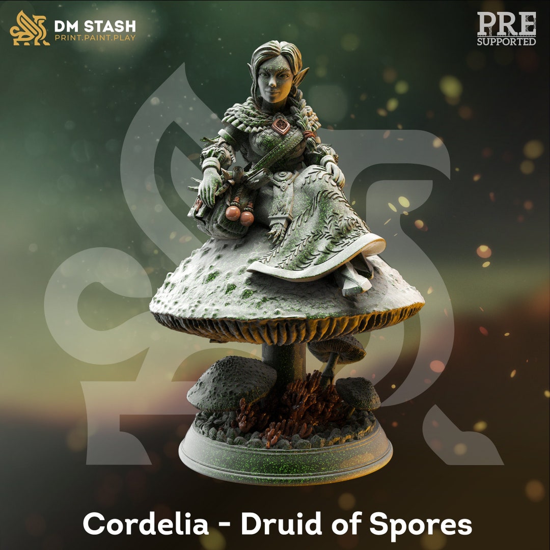 Cordelia - Druid of Spores | DM Stash | Fire and Fey | RESIN | Fantasy ...