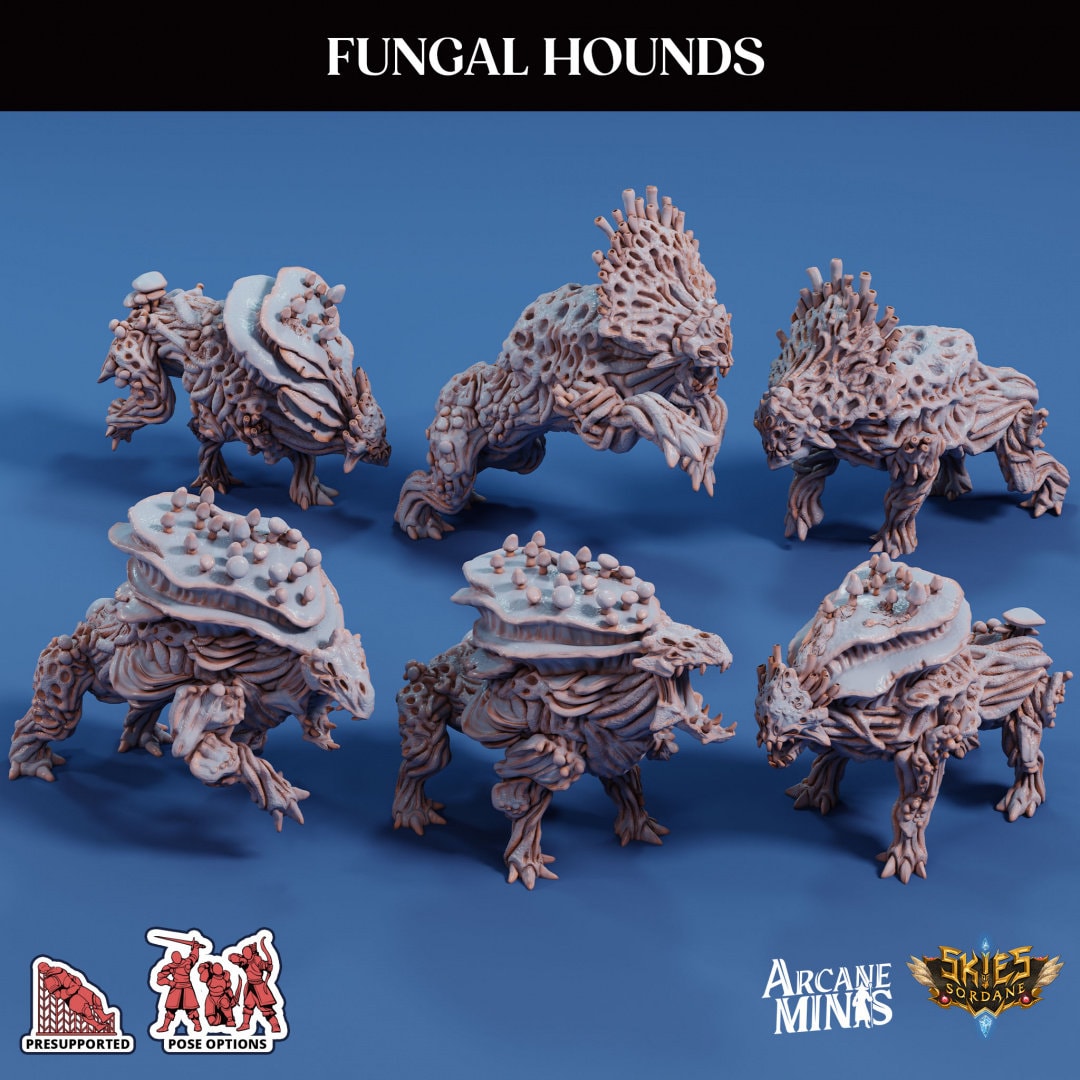 Fungal Hounds | Sordane Publishing | Junkers Plight | Resin | Fantasy ...