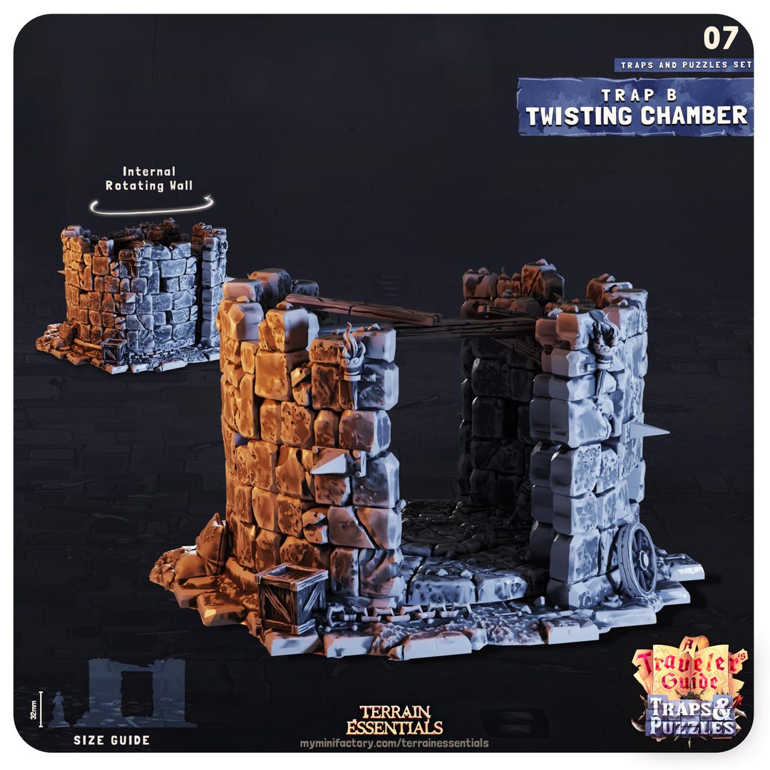 Twisting Chamber Trap | Terrain Essentials by Cast N Play | Traps and ...